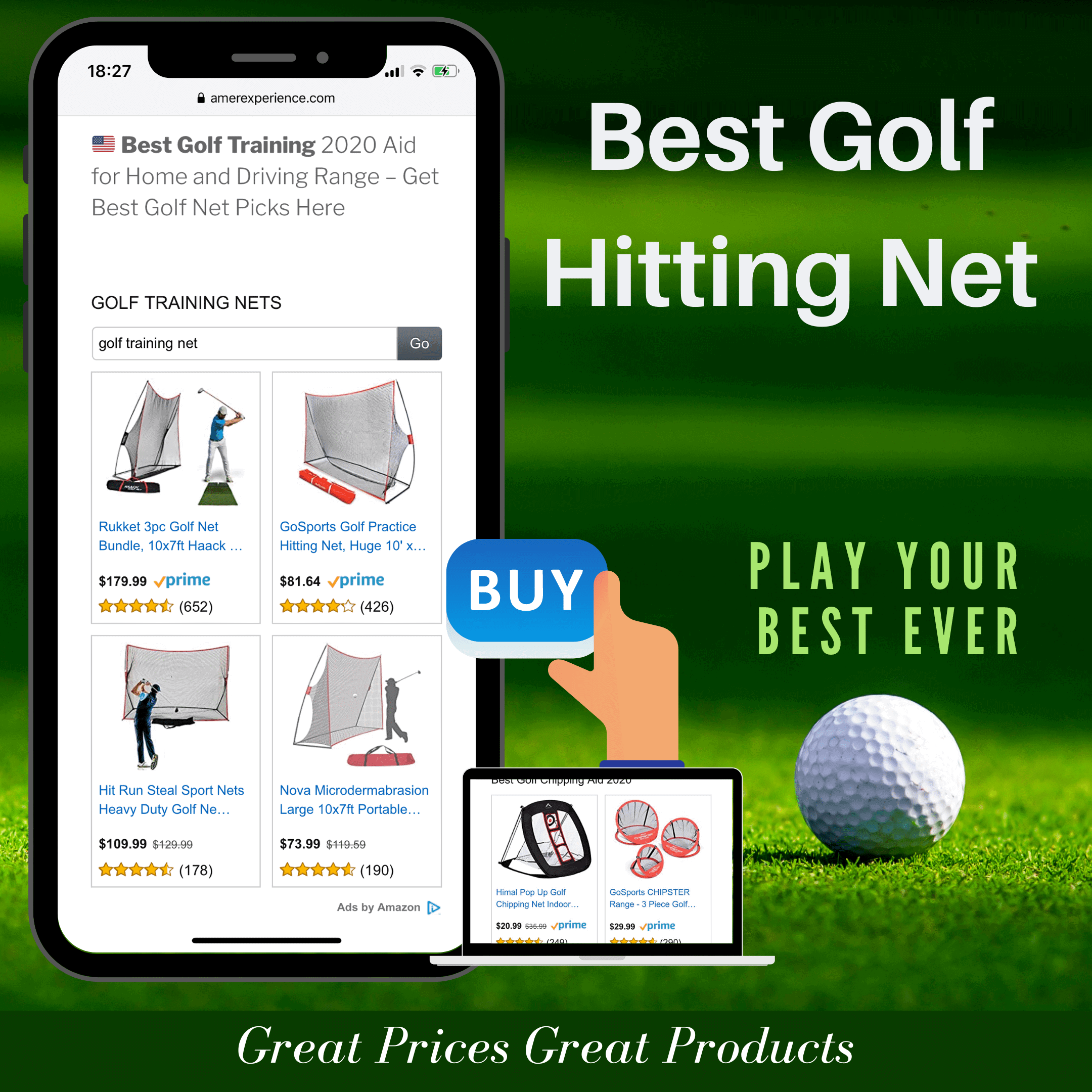 Best Golf Nets - Best Practice Net Nr 1 Training– AmerExperience Golf