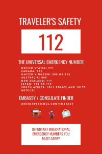 Traveler's Safety: Important international emergency numbers and ...